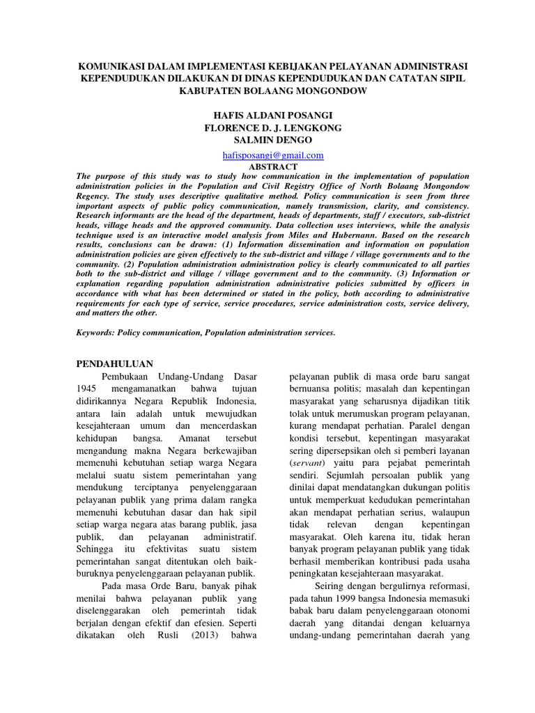 Inovasi Pelayanan Publik di Disdukcapil | PDF | Ilmu Sosial