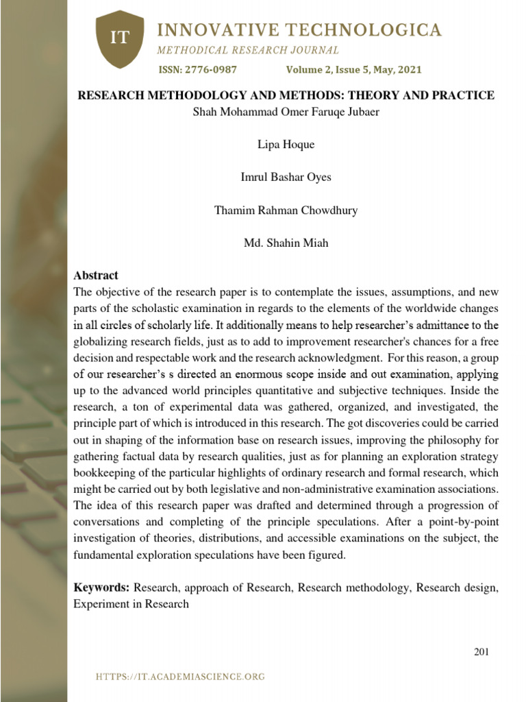 88-Article Text-159-1-10-20210603 | PDF | Methodology | Sampling (Statistics)