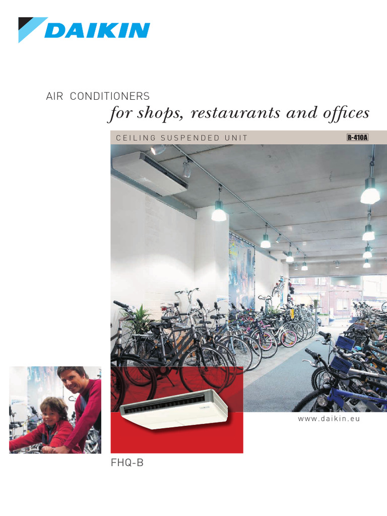 Ceiling Daikin FHQ | PDF | Sustainable Technologies | Continuum Mechanics