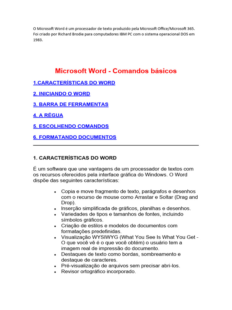 Novo (A) Documento Do Microsoft Word | PDF | Janela (informática ...