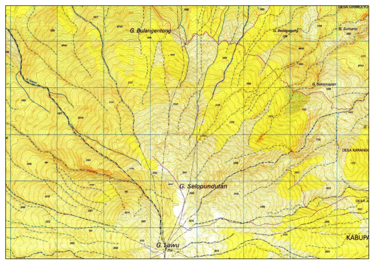 Peta RBI Gunung Lawu | PDF