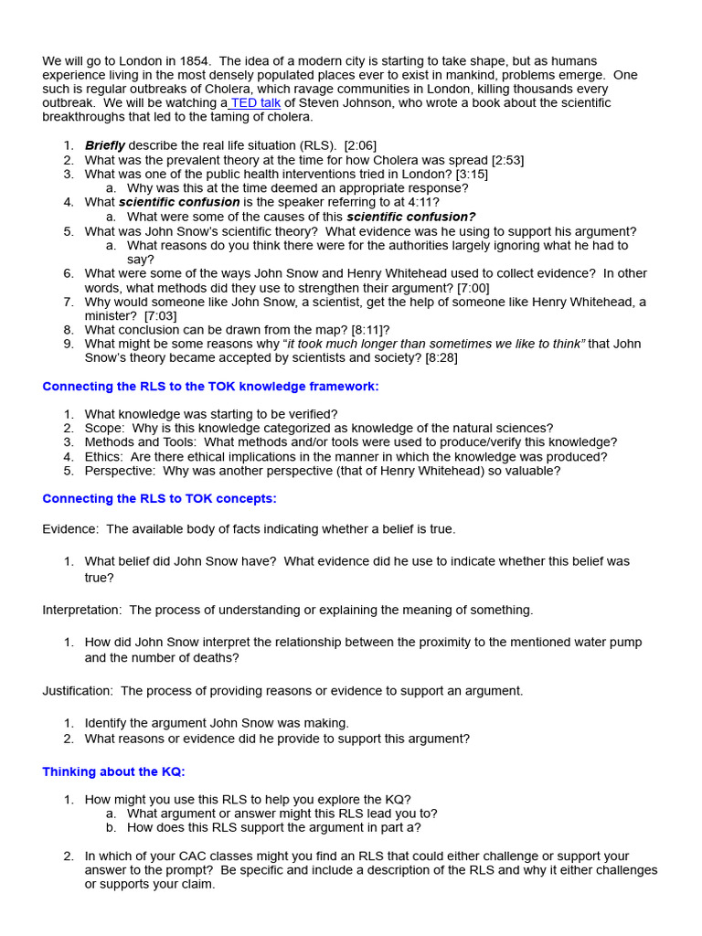NS lesson 1 | PDF | Knowledge | Argument