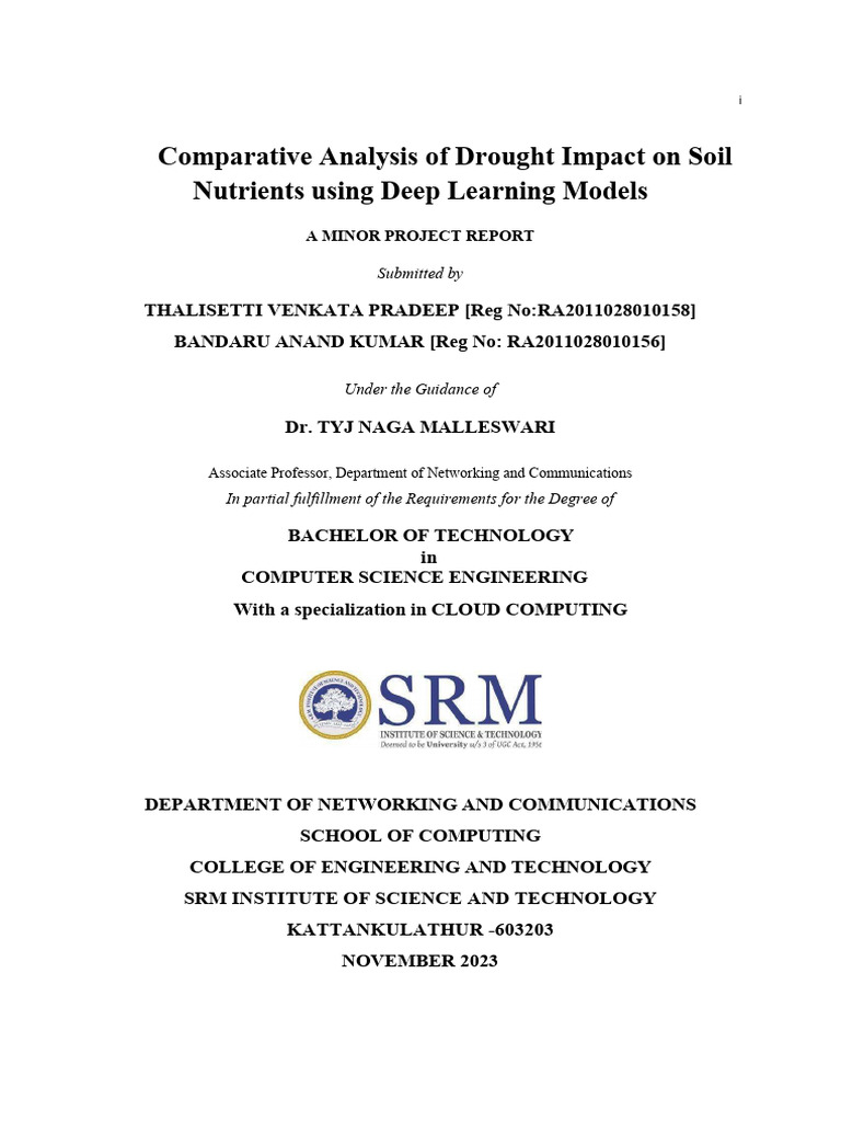 Plant Nutrient Deficiency Report | PDF | Soil | Autoregressive ...