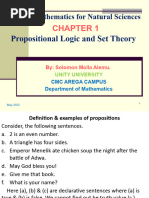 Freshman Mathimatics Unit 1 Part 2 | PDF | Truth | Proposition