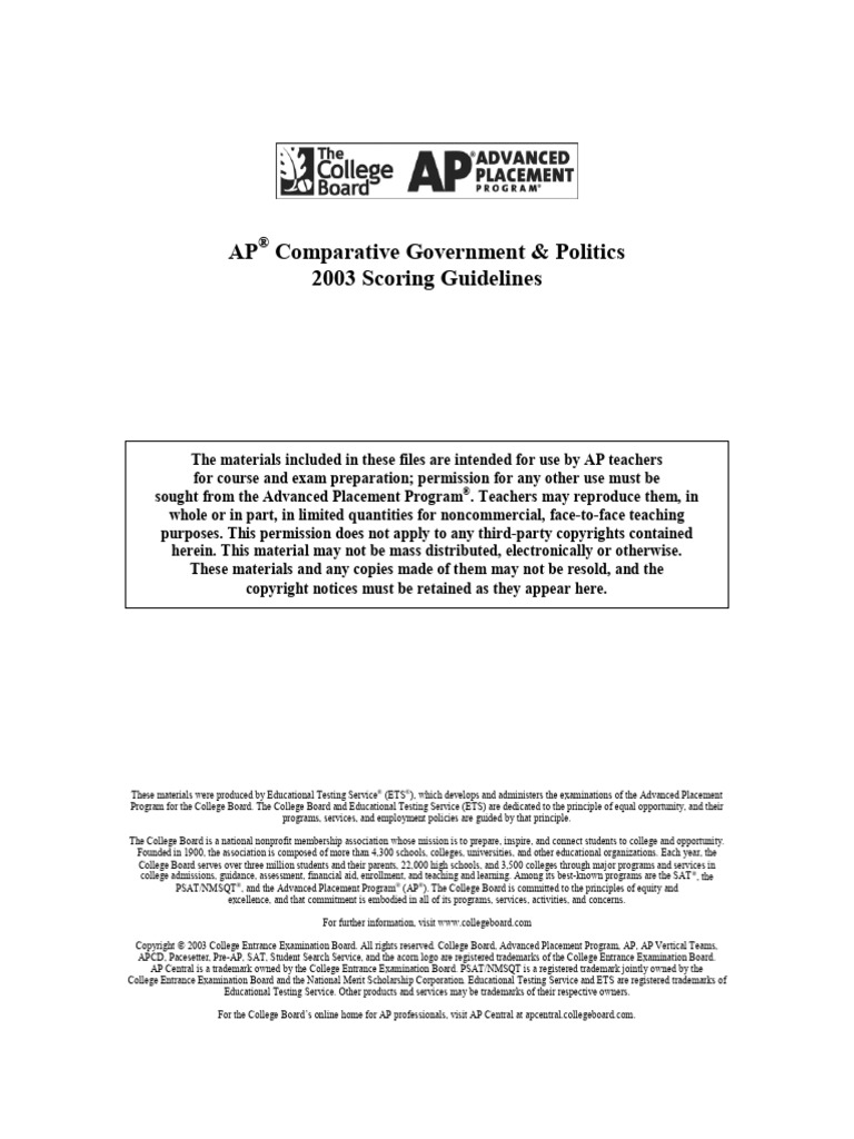 Ap03 SG Gopo Comp 26480 | PDF | Advanced Placement