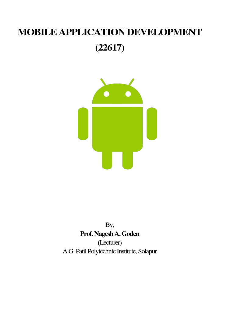 UNIT 1 NOTES Android and It's Tools | PDF | Android (Operating System ... UNIT 1 NOTES Android and It's Tools | PDF | Android (Operating System ...