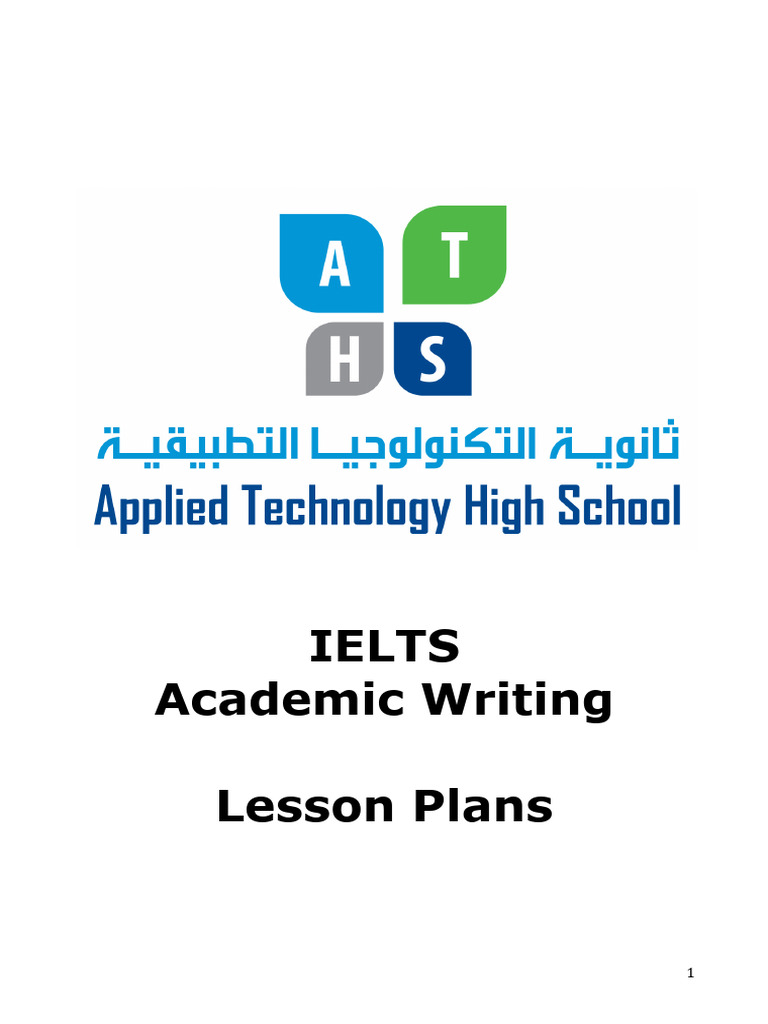 Dokumen - Tips - Ielts Academic Writing Lesson Plans | PDF | Essays ...