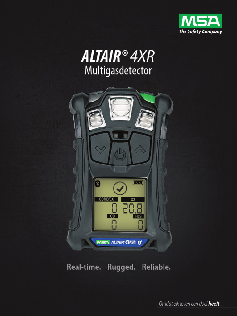 MSA ALTAIR 4XR Gasdetector Brochure | PDF