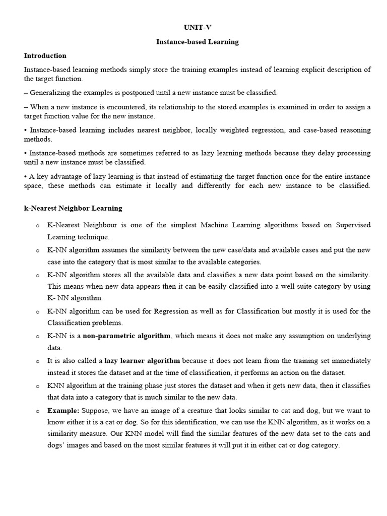 ML_UNIT_V (2) | PDF | Artificial Intelligence | Intelligence (AI) & Semantics