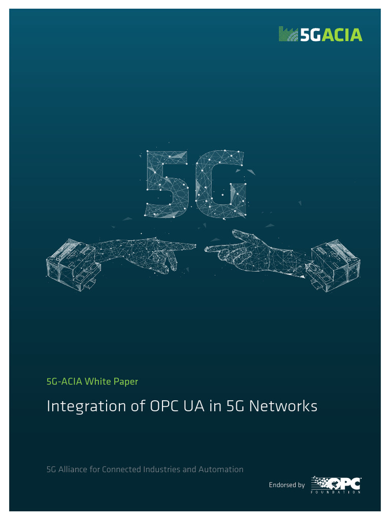 5G ACIA Integration of OPC UA in 5G Networks 1714084062 | PDF ...