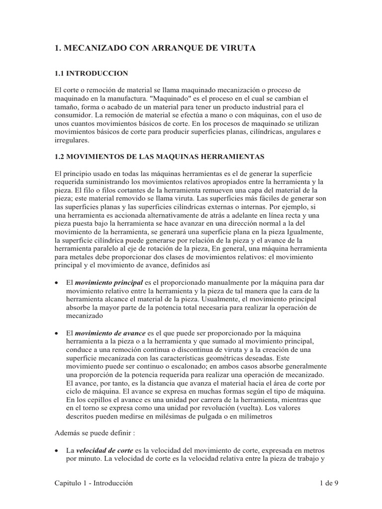 1-Formas de Tranajo de Maquinas y Htas | PDF | Mecanizado | Metalurgia 1-Formas de Tranajo de Maquinas y Htas | PDF | Mecanizado | Metalurgia