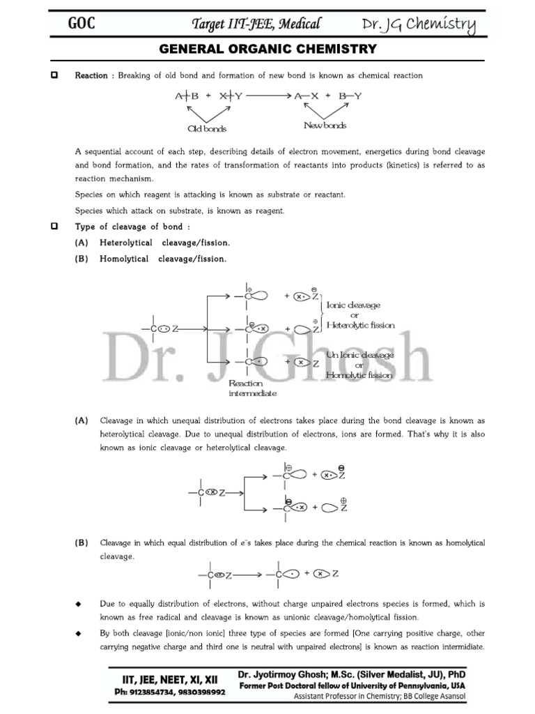 GOC For NEET, Mains & Advanced | PDF