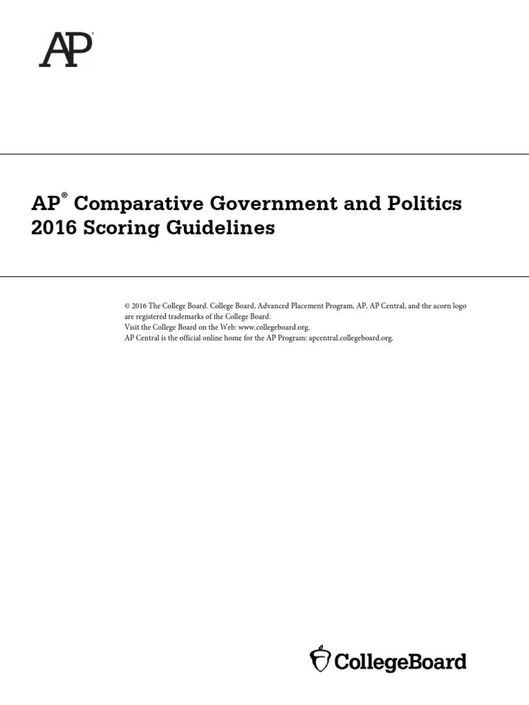 Ap16 Comp Govt Politics SG | PDF | Authoritarianism | Government