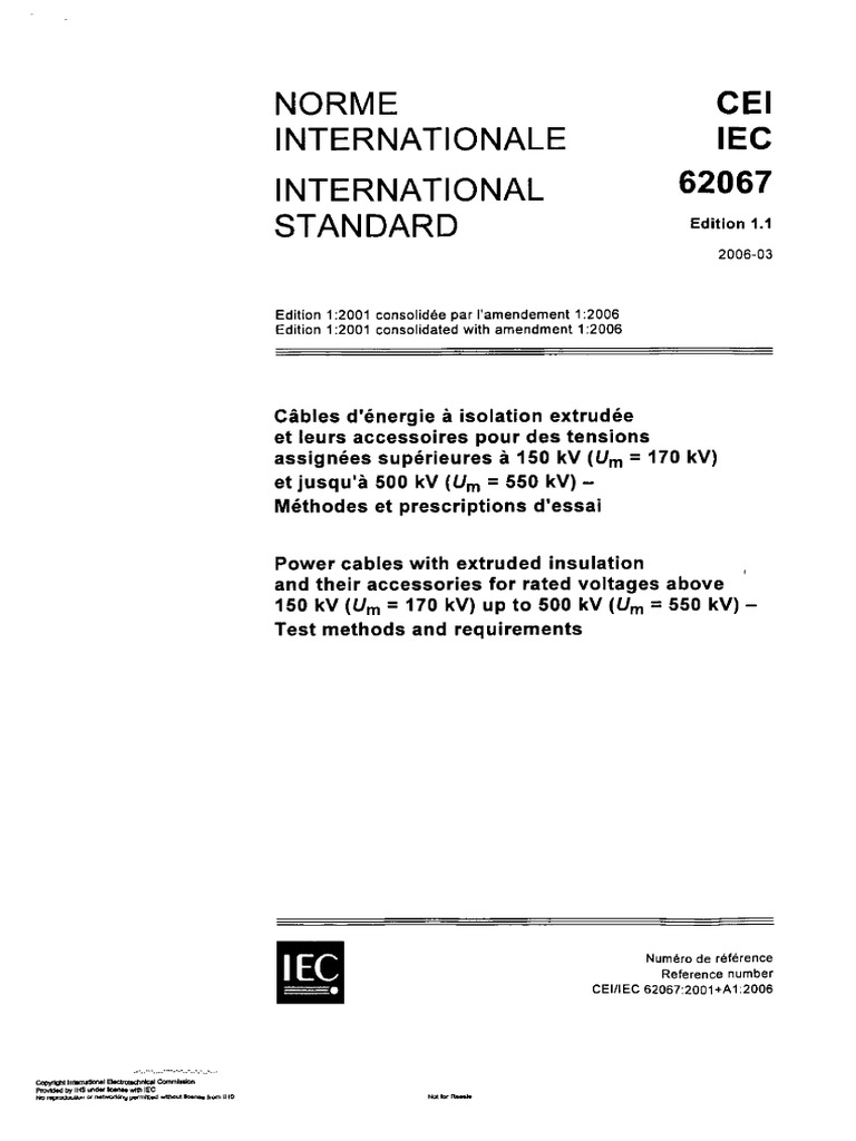 Iec 62067 | PDF