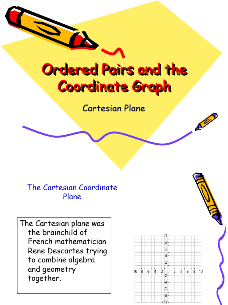 Order Pairs And The Coordinate Graph Pdf Cartesian Coordinate