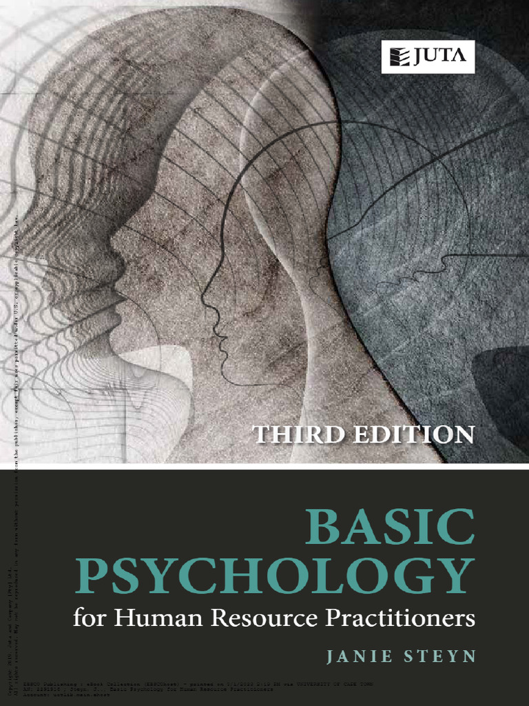 Basic Psychology For Human Resource Practitioners | PDF