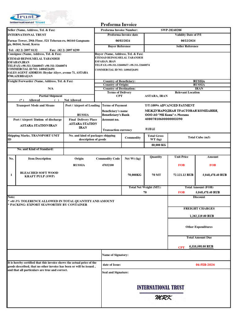 pi - 2 | PDF | Invoice | Economies