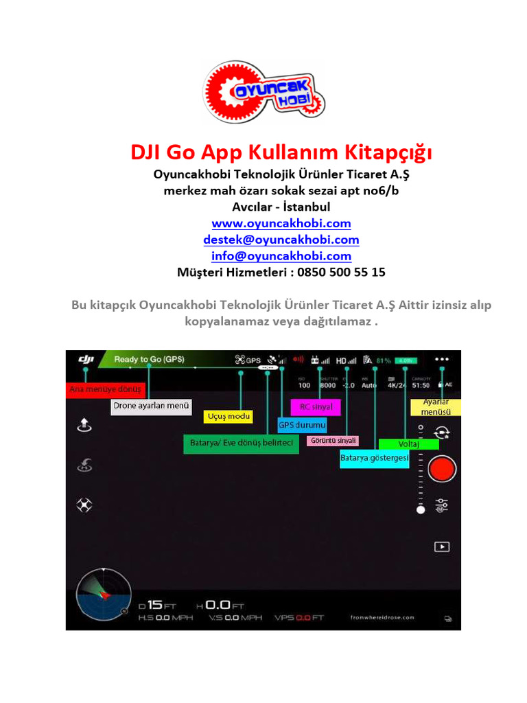 DJI-GO-Kullanma Kılavuzu | PDF