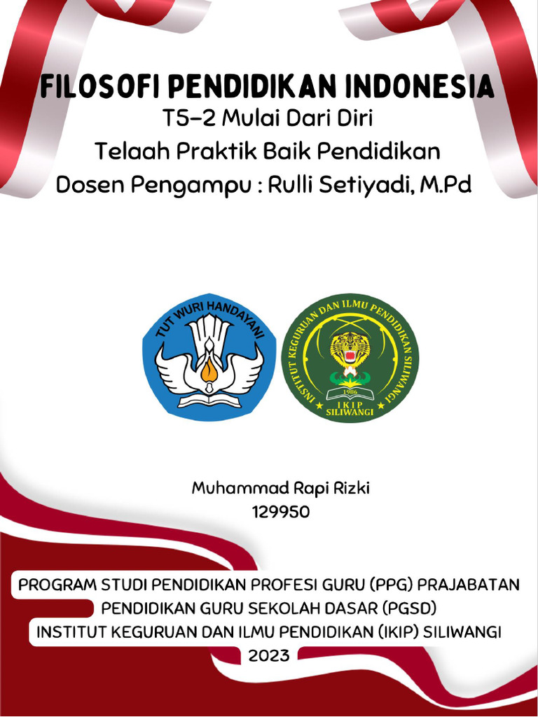 Muhammad Rapi Rizki - Topik 5 Mulai Dari Diri - Fisolofi Pendidikan ...