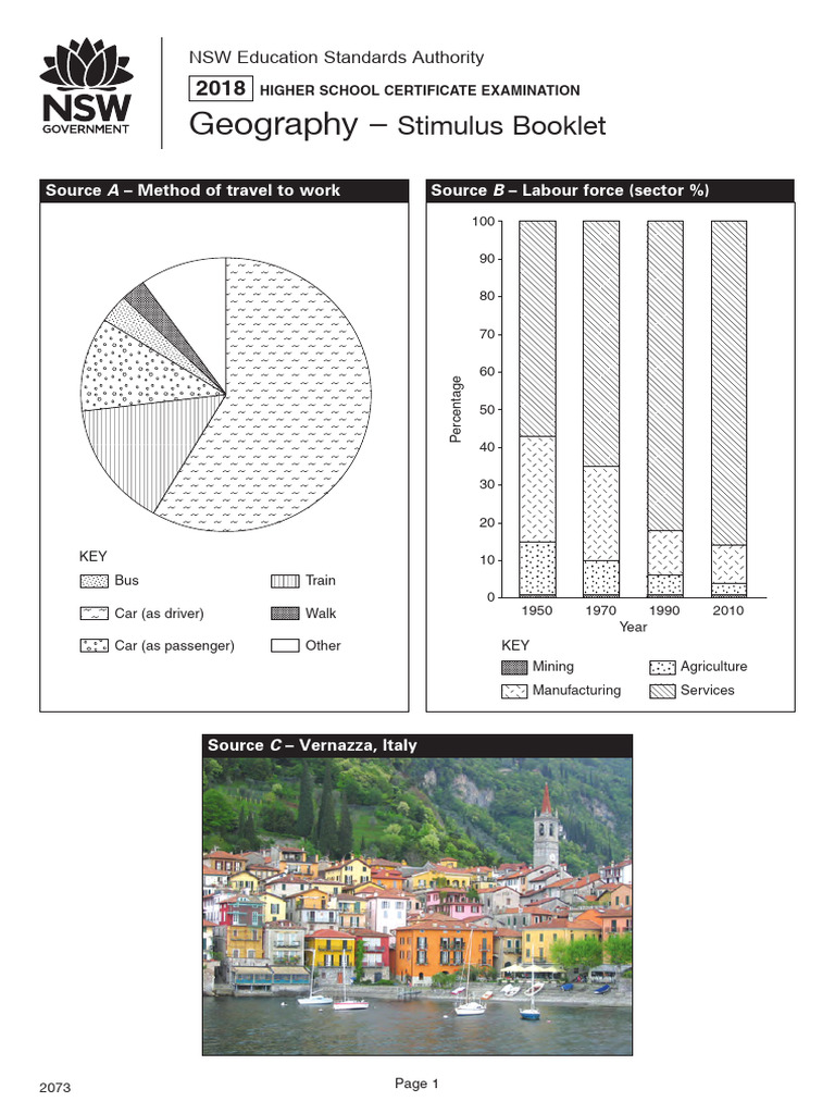2018 HSC Geography | PDF | New South Wales | Contour Line