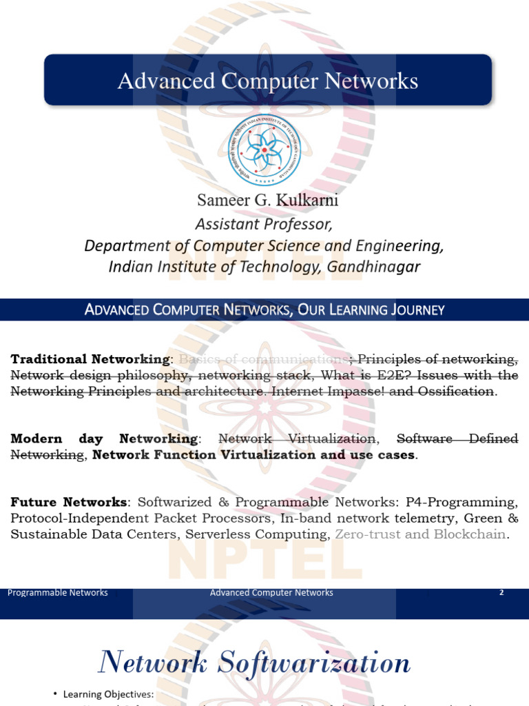 NPTEL Week8 Programmable Networks | PDF | Computer Network | Programming