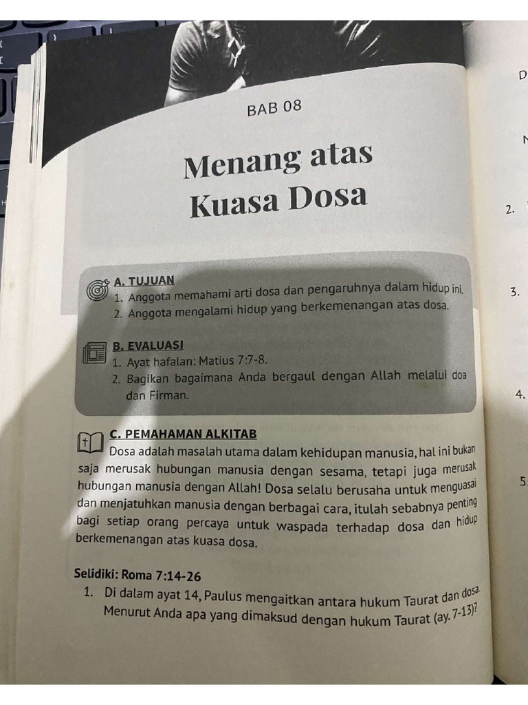 PD 8 Menang Atas Kuasa Dosa | PDF
