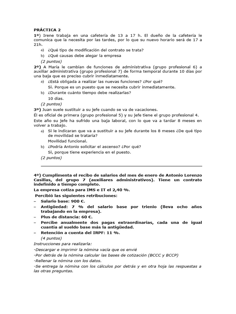 Fol Nomina | PDF | Salario | Empleo