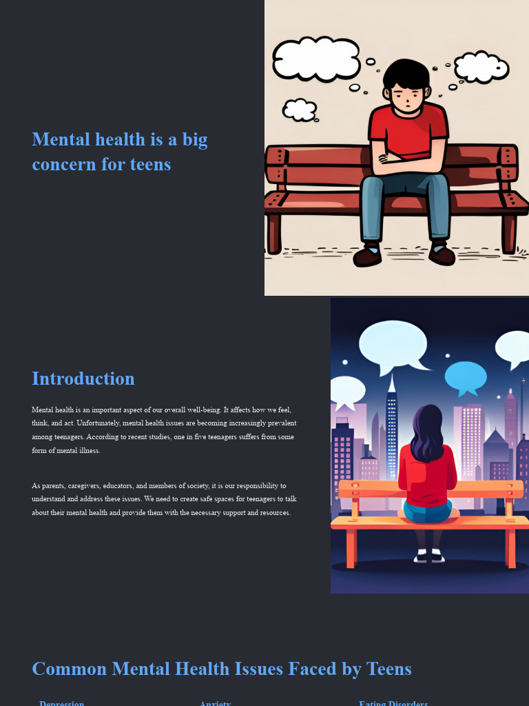Mental Health Is A Big Concern For Teens | PDF | Mental Health ...