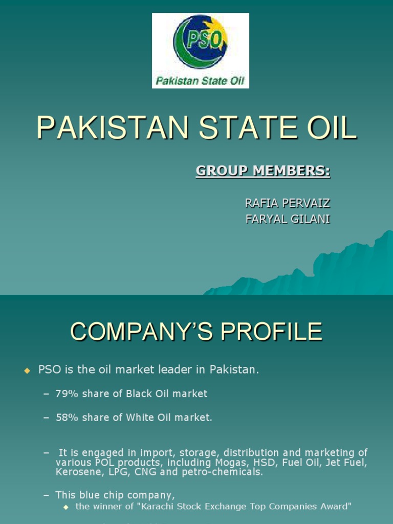 Pakistan State Oil | PDF