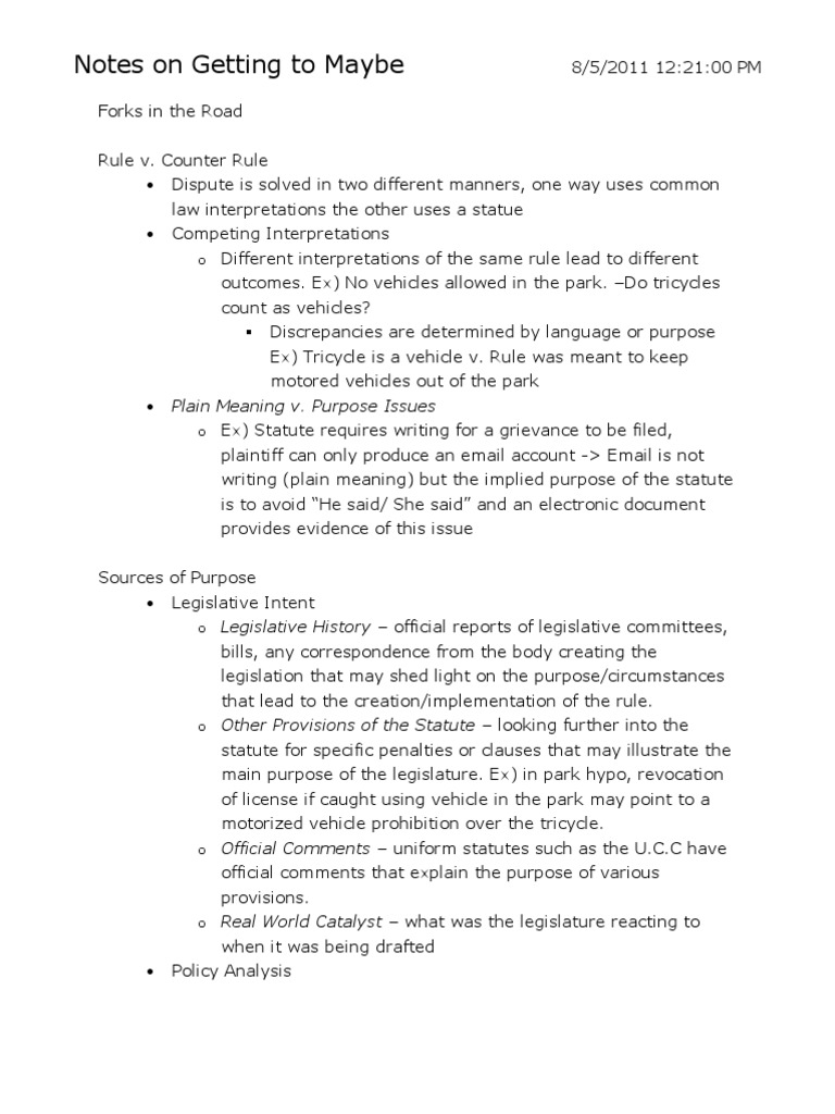 Notes On Getting To Maybe | PDF