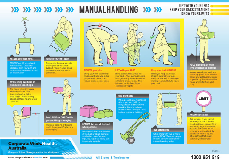CWHA_Manual_Handling_Poster | PDF