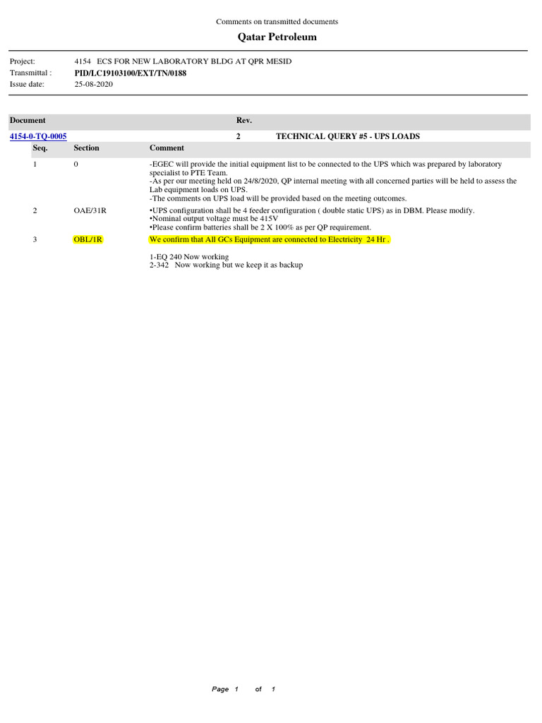 ATT.2 - Standby Generator Requirement As Per Shell DEP | PDF ...