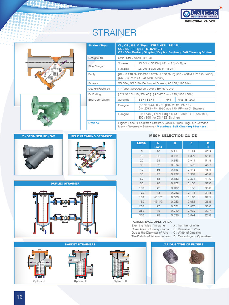 CV_Catalog 16 - Strainer | PDF | Plumbing