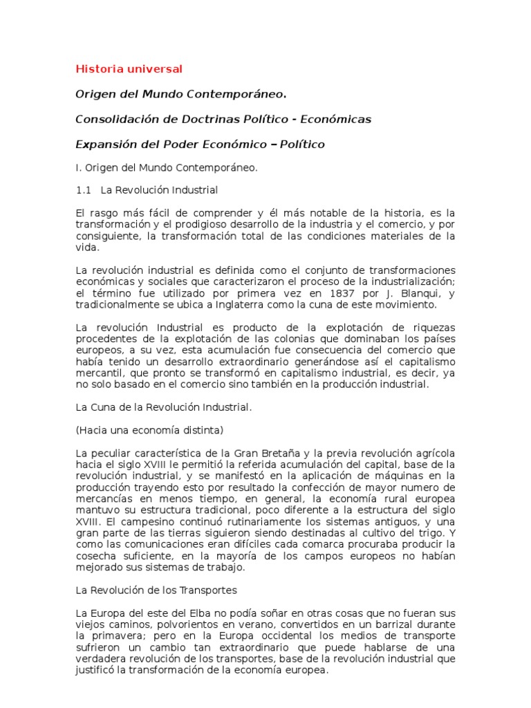 Historia Universal | PDF