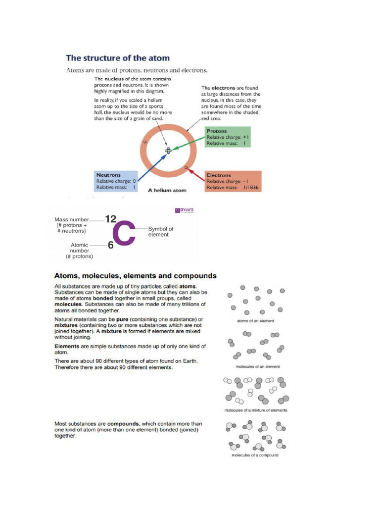 Reviaion sheet Chemistry year 7 | PDF