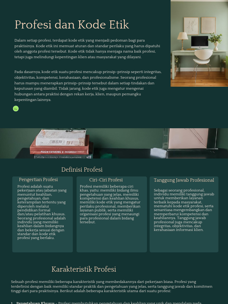 Profesi Dan Kode Etik | PDF | Pengembangan Diri