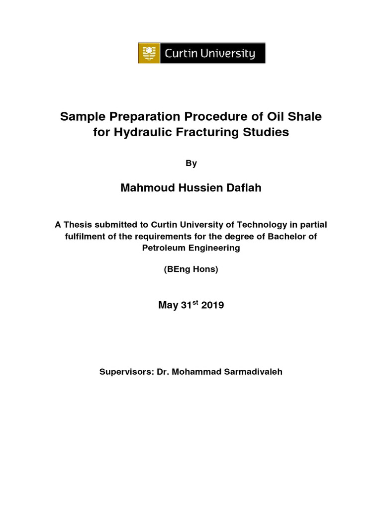 Final Thesis Submission | PDF | Strength Of Materials | Petroleum