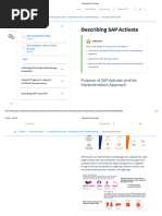 ASAP vs. SAP Activate Methodology Guide | PDF | Cloud Computing | Agile Software Development