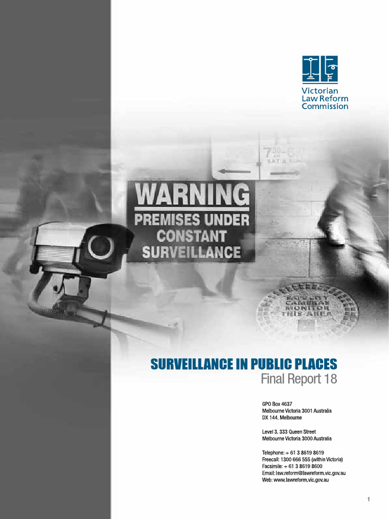 Surveillance Final Report | PDF | Surveillance | Radio Frequency Identification