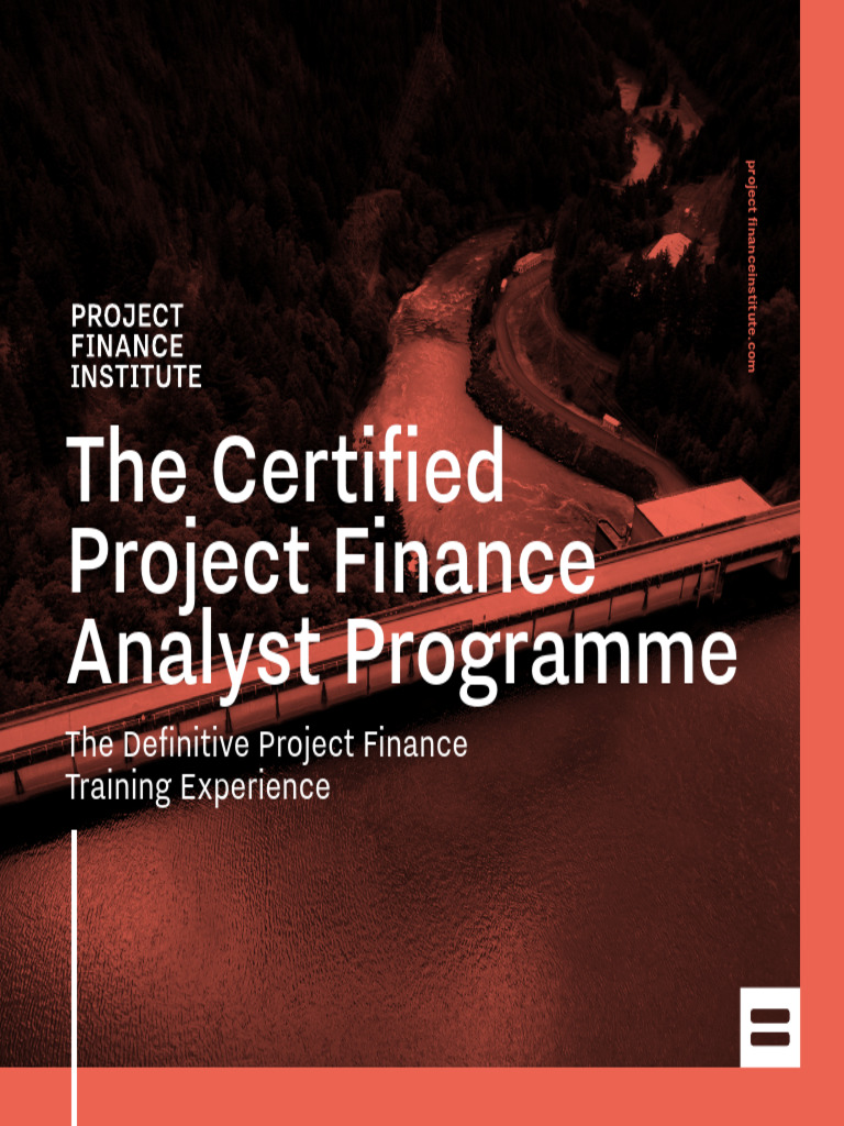 ProjectFinanceInstitute CPFA Brochure | PDF | Debt | Risk
