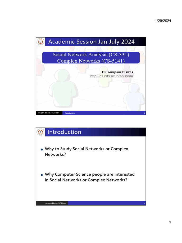 Sna Midsem | Download Free PDF | Vertex (Graph Theory) | Graph Theory