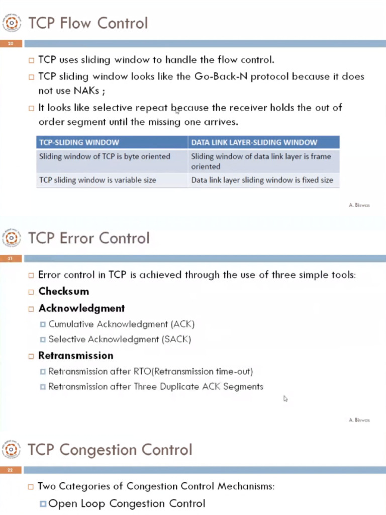 Networking - Lec 25 | PDF
