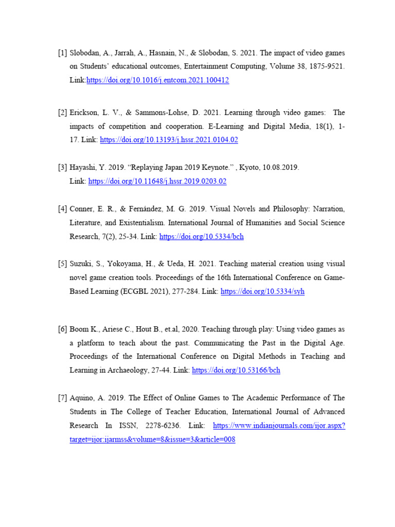 ref | PDF | Video Games | Educational Technology