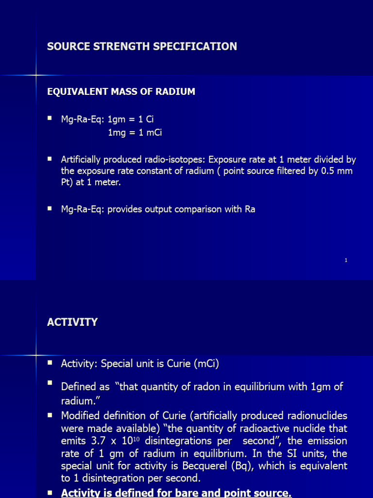 Brachy Lecture Part 002 | PDF | Radioactive Decay | Radionuclide