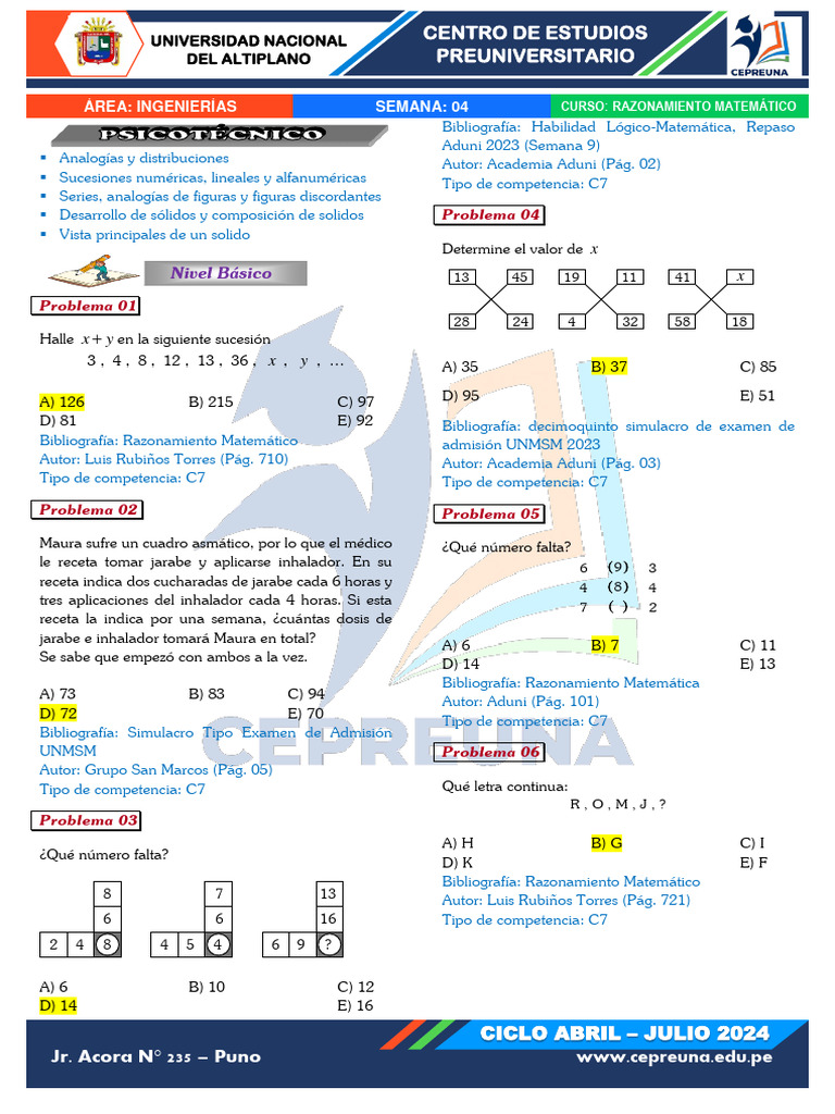 RM Semana 4 Ingenierias | PDF | Science