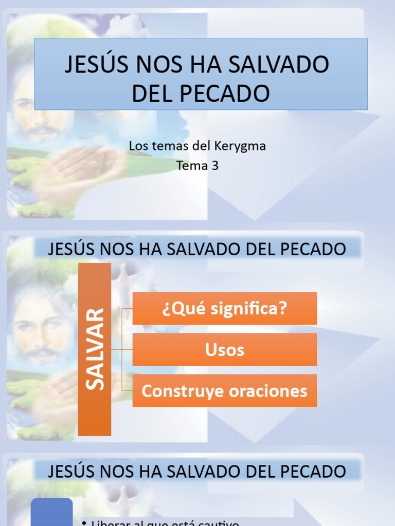 Jesus Nos Ha Salvado Del Pecado | Descargar gratis PDF | Jesús | Pecado