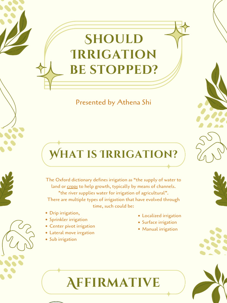 Irrigation | PDF | Irrigation | Water Irrigation | PDF | Irrigation | Water
