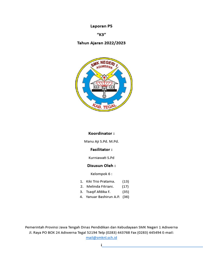 Laporan P5 | Pdf
