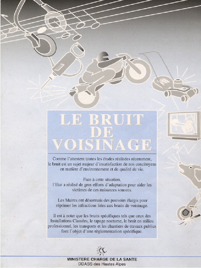 Plaquette Bruit - de - Voisinage | PDF