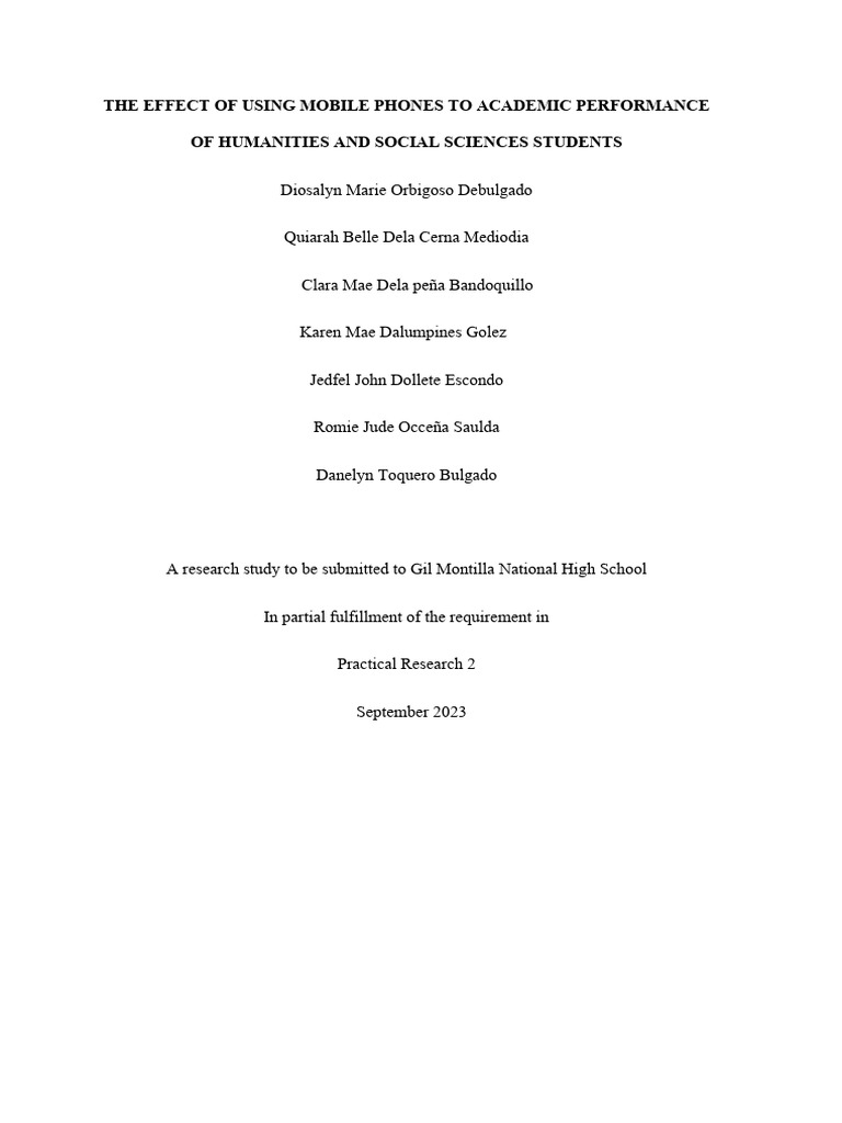 Mediodia Et Al - Chap1 3 1 1 2 | PDF | Survey Methodology